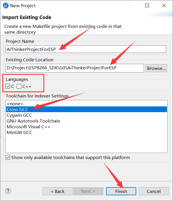 ESP8266 Windows开发环境搭建（IDE1.5）_安信可ide1.5烧录-CSDN博客