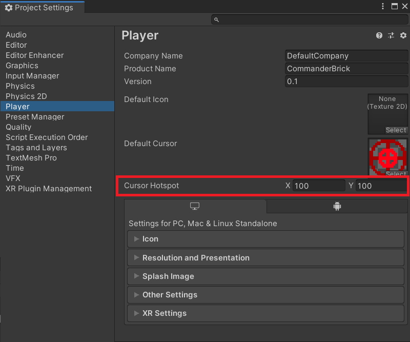 Unity游戏开发之小细节——自定义Cursor图标的中心未与鼠标单机点对齐的问题_customcursor图标不完整-CSDN博客