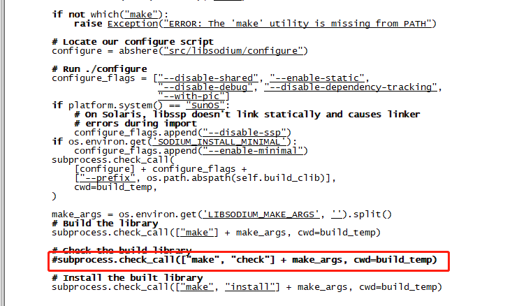 pynacl 安装时出现sodium_utils3 段错误,导致pynacl安装失败_linux pynacl-CSDN博客