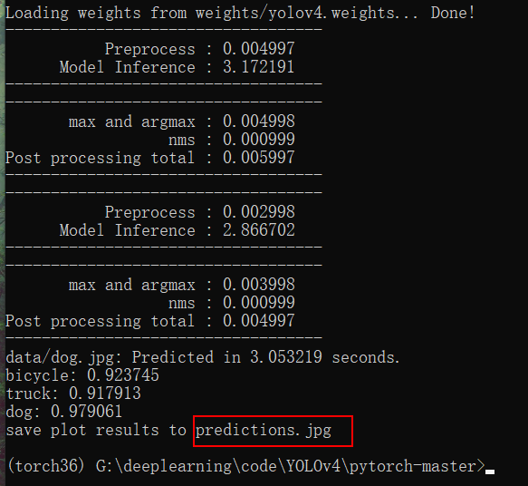 Yolov4(pytorch)_环境配置与demo测试_yolov4配置环境是什么-CSDN博客