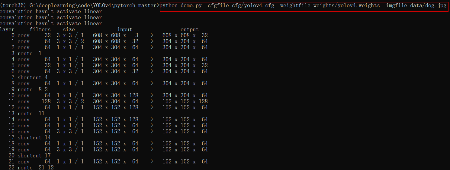 Yolov4(pytorch)_环境配置与demo测试_yolov4配置环境是什么-CSDN博客