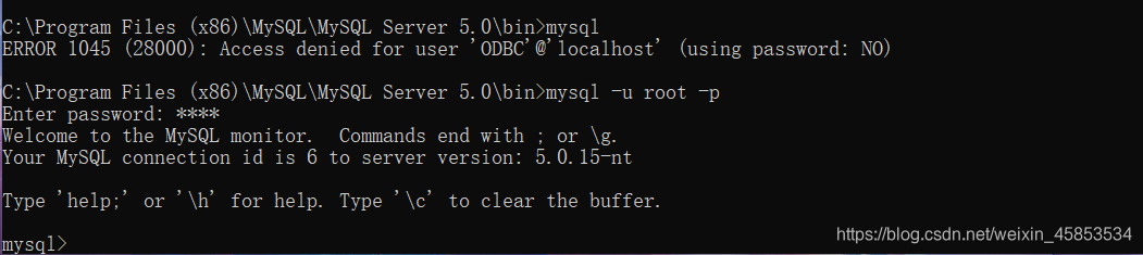 Error 1045 28000 Access Denied For User ‘odbc‘‘localhost‘ Using
