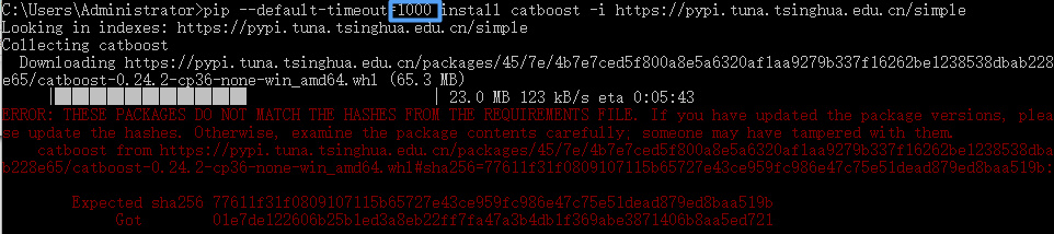 【pip】快速解决 pip 下载安装超时问题 (ReadTimeoutError)_pip超时-CSDN博客