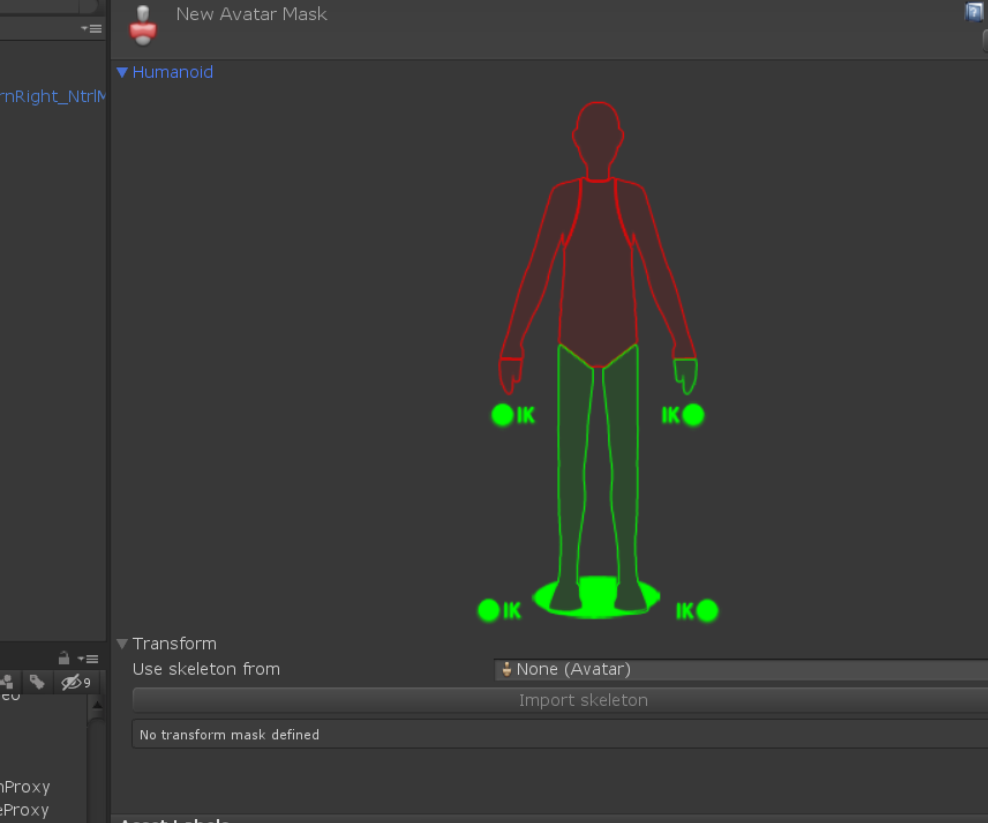 Unity动画系统之animator 骨骼遮罩 Unity动画遮罩 Csdn博客