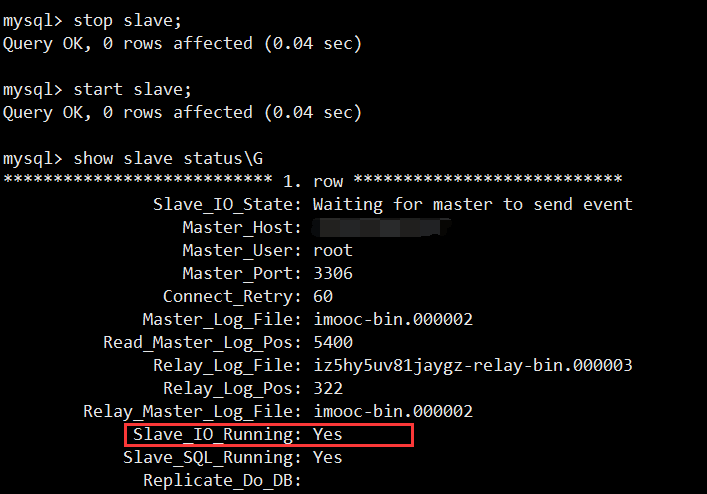Slave_IO_Running：Connecting ；_slaveiorunning为connecting-CSDN博客