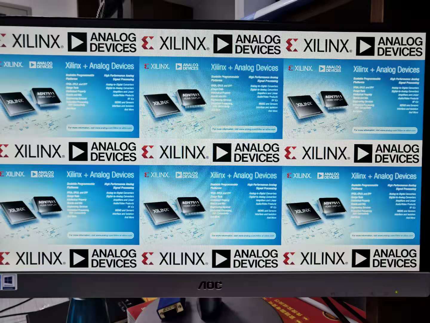 zynq zc706 adv7511 ADI官方例程 hdmi 图片显示 + tpg7.0 color bar 构建流程及遇到的问题 ...