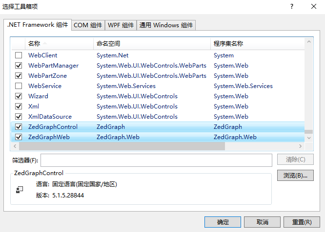 C#开发.Net Framework中ZedGraph控件的下载与安装方法_zedgraph下载-CSDN博客
