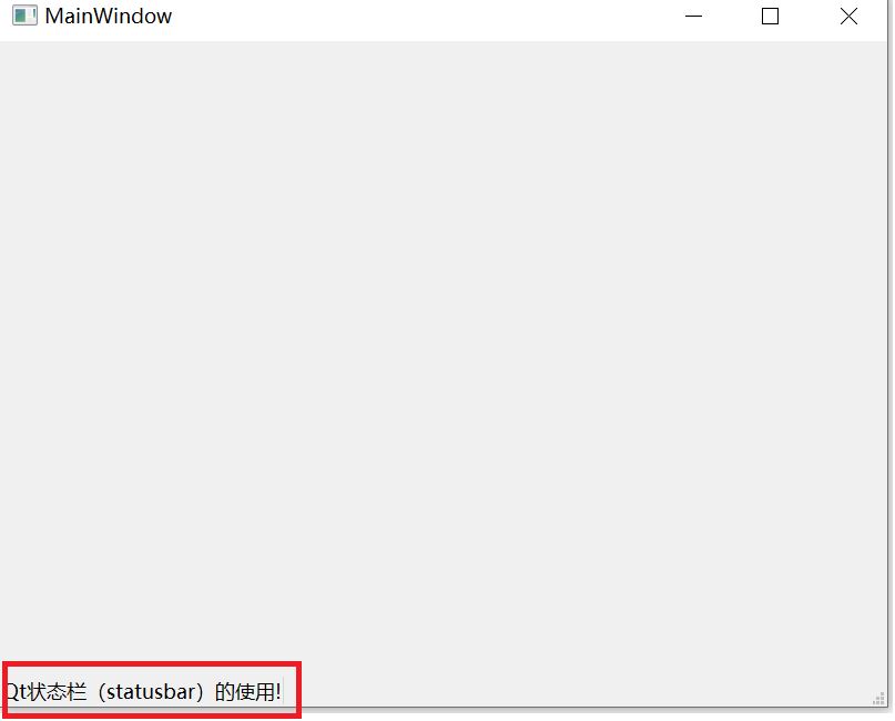 Qt状态栏（statusbar）的使用_qt statusbar-CSDN博客