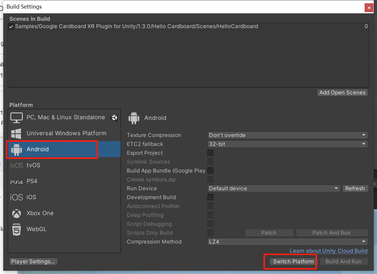 Unity GoogleVR（一）—— 解决安卓打包黑屏、闪退_googlevr播放mp4闪退-CSDN博客