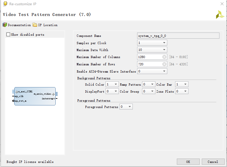 zynq zc706 adv7511 ADI官方例程 hdmi 图片显示 + tpg7.0 color bar 构建流程及遇到的问题 ...