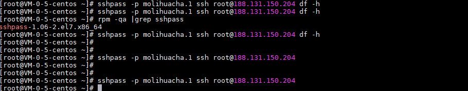 使用sshpass -p 密码 ssh root@ip地址 没有任何反应，解决办法找到了_sshpass的登录无响应-CSDN博客
