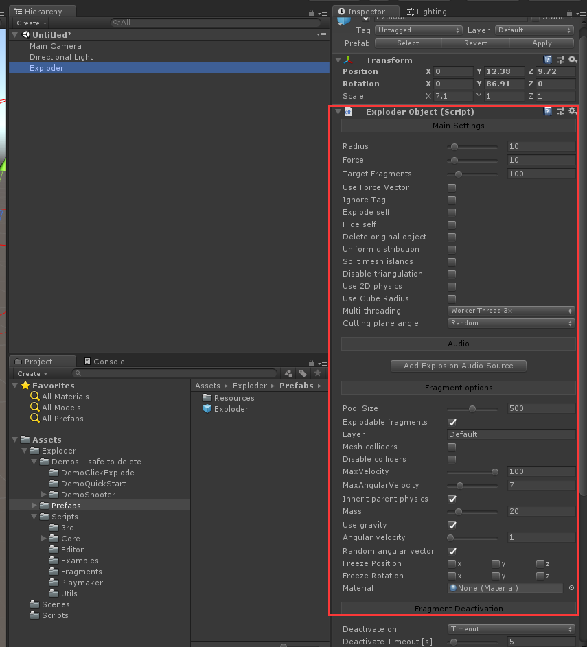 【Unity3D插件】Exploder插件分享《物体爆炸效果插件》_unity3d打怪爆物品-CSDN博客