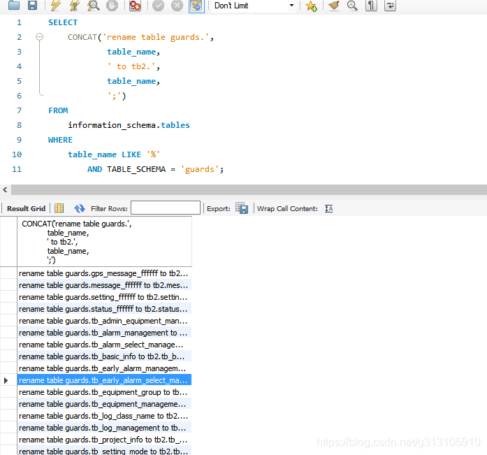 使用mysql Workbench修改数据库名称mysql Workbench修改库名 Csdn博客
