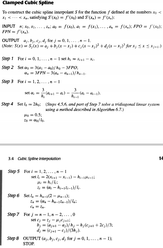 6-6 Cubic Spline (50分)_construct the cubic spline interpolant s for the f-CSDN博客