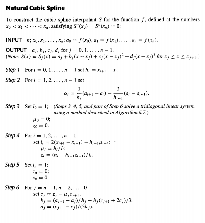 6-6 Cubic Spline (50分)_construct the cubic spline interpolant s for the f-CSDN博客
