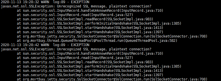 Azkaban 报错:sslsslexception Unrecognized Ssl Message Plaintext Connection 灰信网(软件