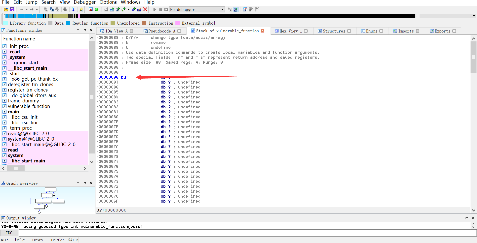 攻防世界PWN-level2_level2 pwn-CSDN博客