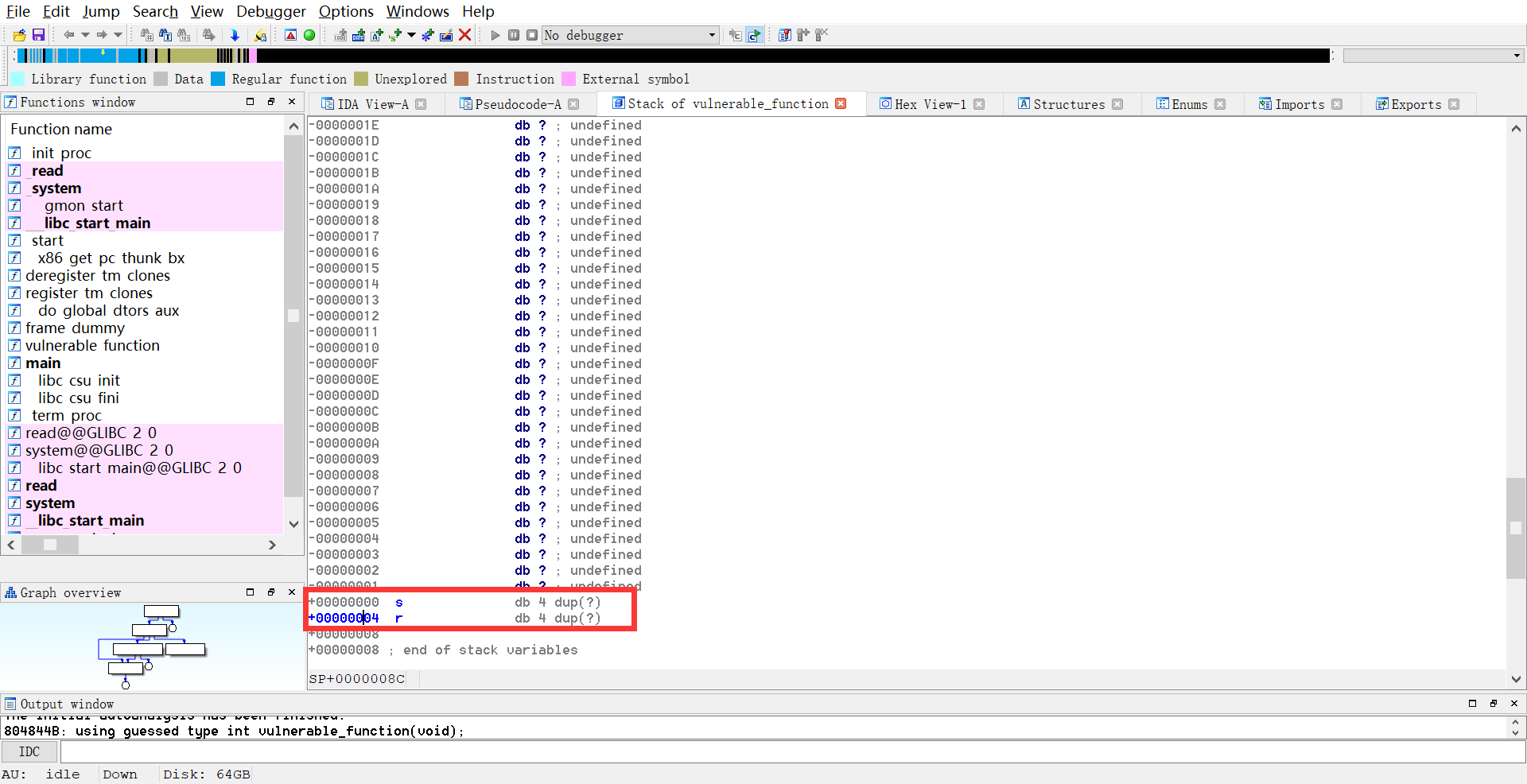 攻防世界pwn Level2level2 Pwn Csdn博客 