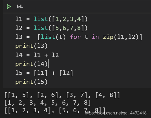 【python3语法】两个一维list列表合并为一个二维list两个列表合并成一个二维列表 Csdn博客