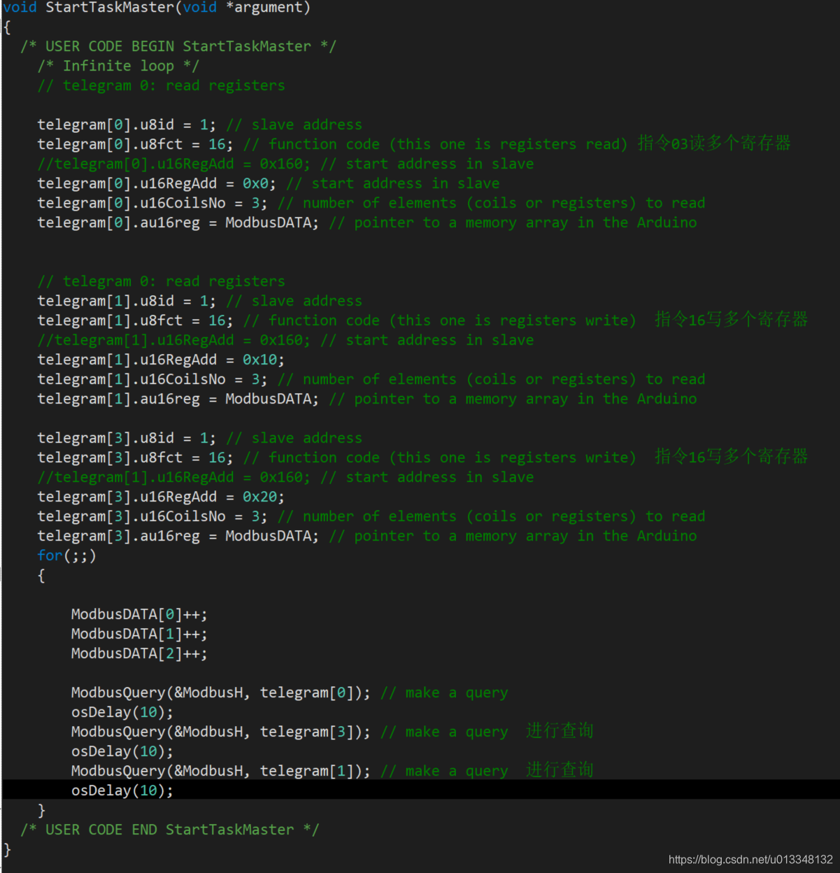 Modbus Master Slave Stm32 Hal Freertos Modbus Stm32 Hal Freertos Csdn博客