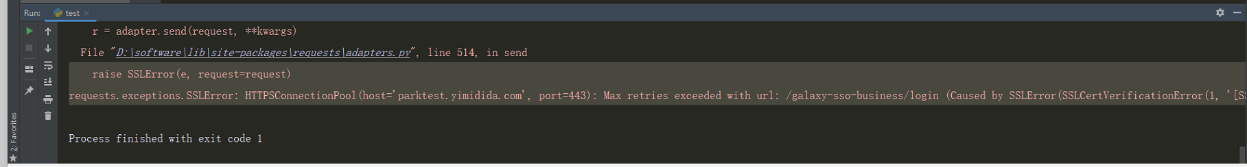 python运行 SSLError报错_raise sslerror-CSDN博客