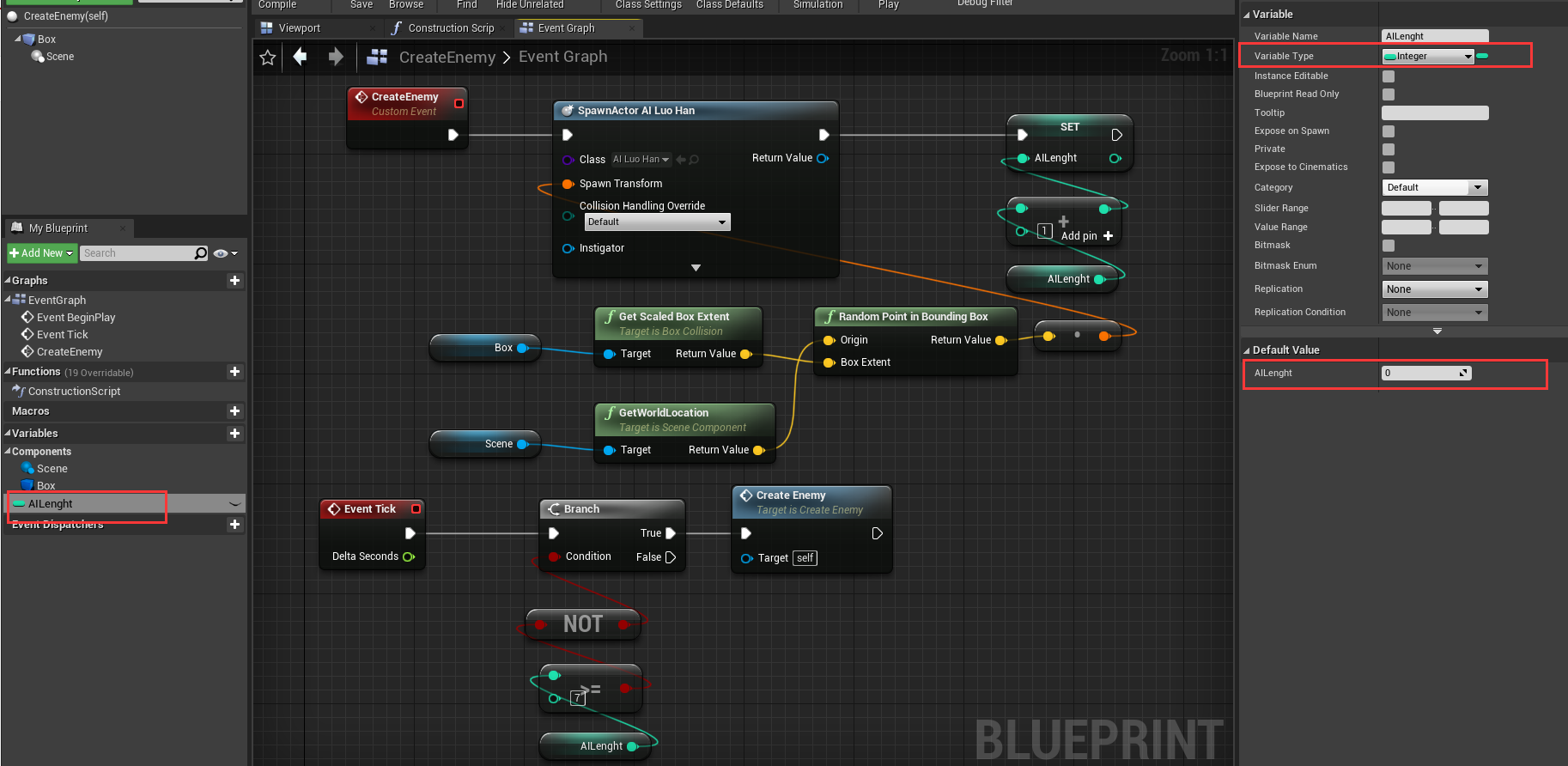 UE4 指定范围内 随机位置 批量生成AI角色蓝图_ai在区域内生成随机字符-CSDN博客