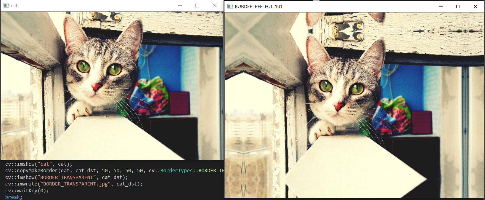 opencv4_C++_cv::copyMakeBorder()边界填充-CSDN博客