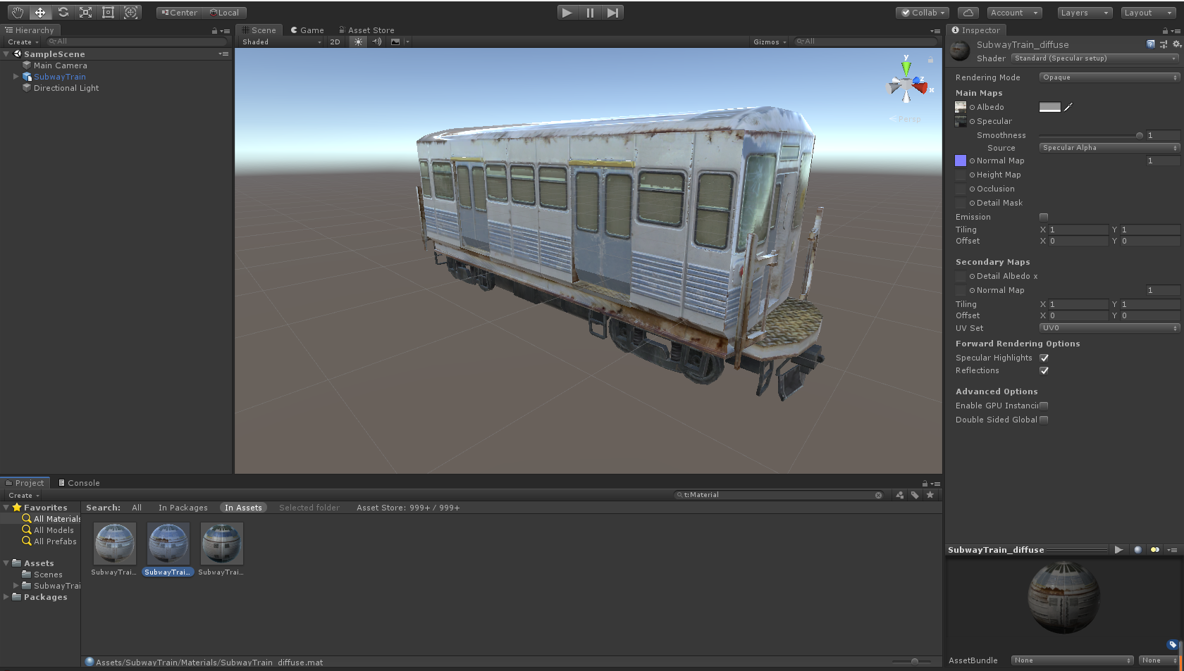 Unity 3D入门——模型展示_unity模型展示功能_deanchang的博客-CSDN博客