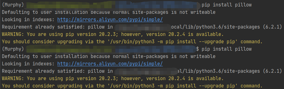 【解决错误】ModuleNotFoundError: No module named ‘PIL‘_linux ...