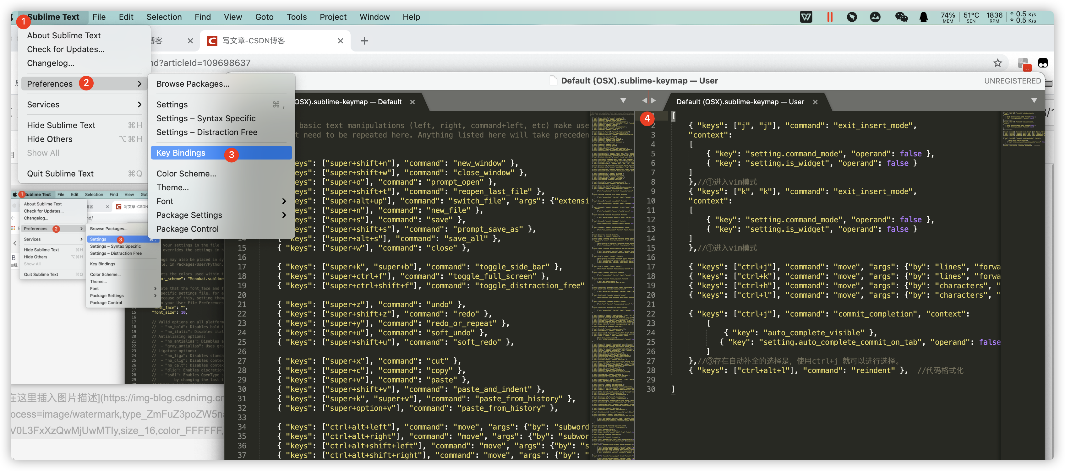 sublime 使用vim配置快捷键_sublime text4 vim改键-CSDN博客