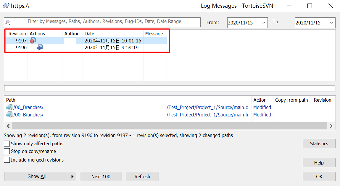 如何使用TortoiseSVN生成不同分支/历史日志的*.diff差异文件_show changes as unified diff-CSDN博客