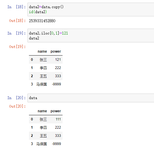 Pandas中数据的复制pandas Copy Csdn博客