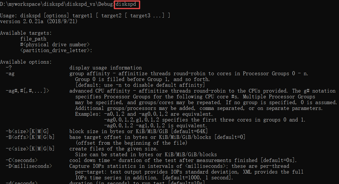 diskspd磁盘测试软件的使用-CSDN博客