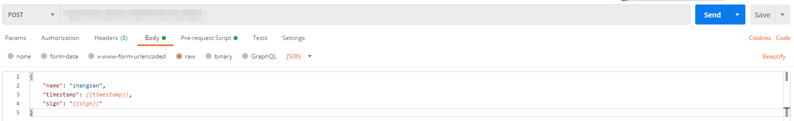 postman通过预处理脚本对请求的部分参数MD5签名后进行动态请求_使用postman请求参数使用md5-CSDN博客
