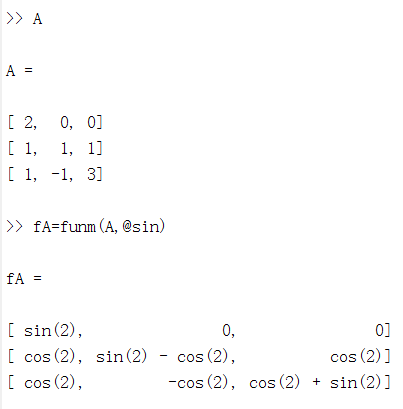MATLAB求解矩阵函数_matlab矩阵求解-CSDN博客