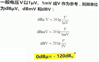 电压的单位dBuV,dBmV和dBV以及dBu和dB的转化关系-CSDN博客