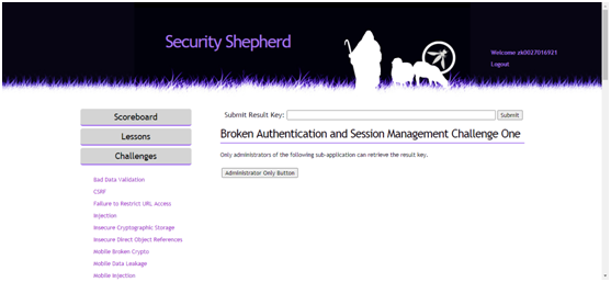 OWASP Security Shepherd-Session Management challenge1-4_owasp牧羊人挑战 ...