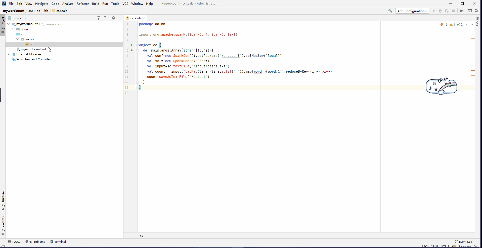 Window 上使用 Idea 编写词频统计的 Scala 程序，提交 Jar 包到虚拟机上运行在idea中scala打包jar包在虚拟机里运行 Csdn博客