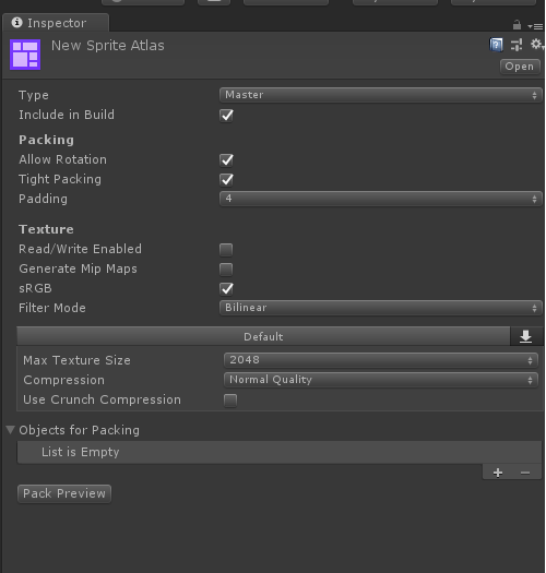 [UGUI study notes] Sprite Atlas Atlas - Programmer Sought