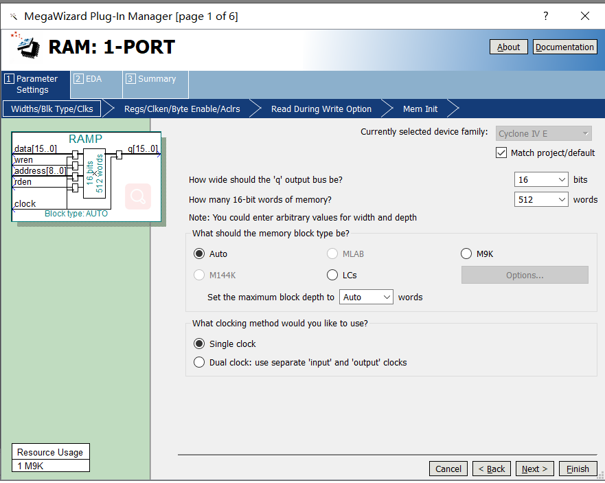 quartus II ：RAM IP核_ram ip核的读写时序-CSDN博客