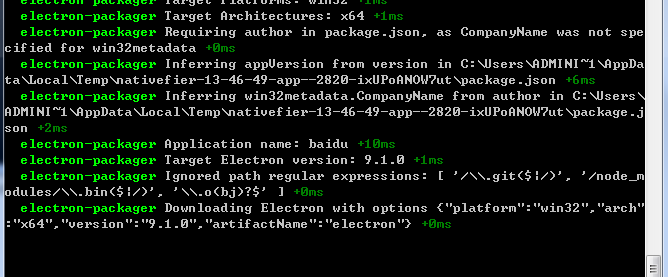 nativefier 異常問題記錄及解決方案--封裝網頁_packaging... this will take a few seconds, maybe m-CSDN博客
