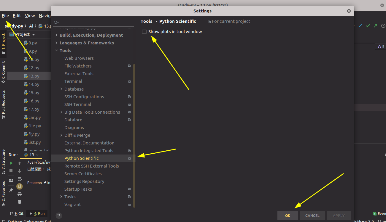 pycharm进入科学模式以及退出_pycharm打开科学模式-CSDN博客