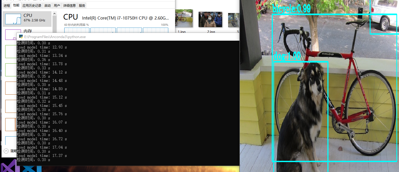 OpenVINO 在 I7-10750H YOLOv3 YOLOv4-tiny YOLOv5s 运行速度记录_本地部署yolov5s,cpu速度-CSDN博客
