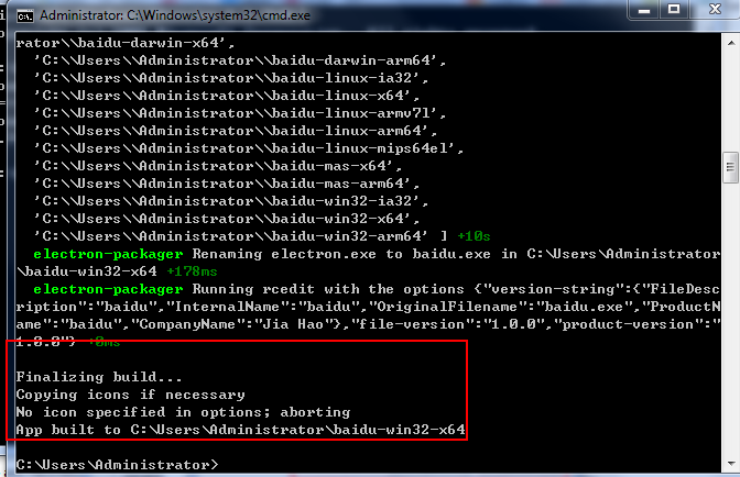 nativefier 異常問題記錄及解決方案--封裝網頁_packaging... this will take a few seconds, maybe m-CSDN博客
