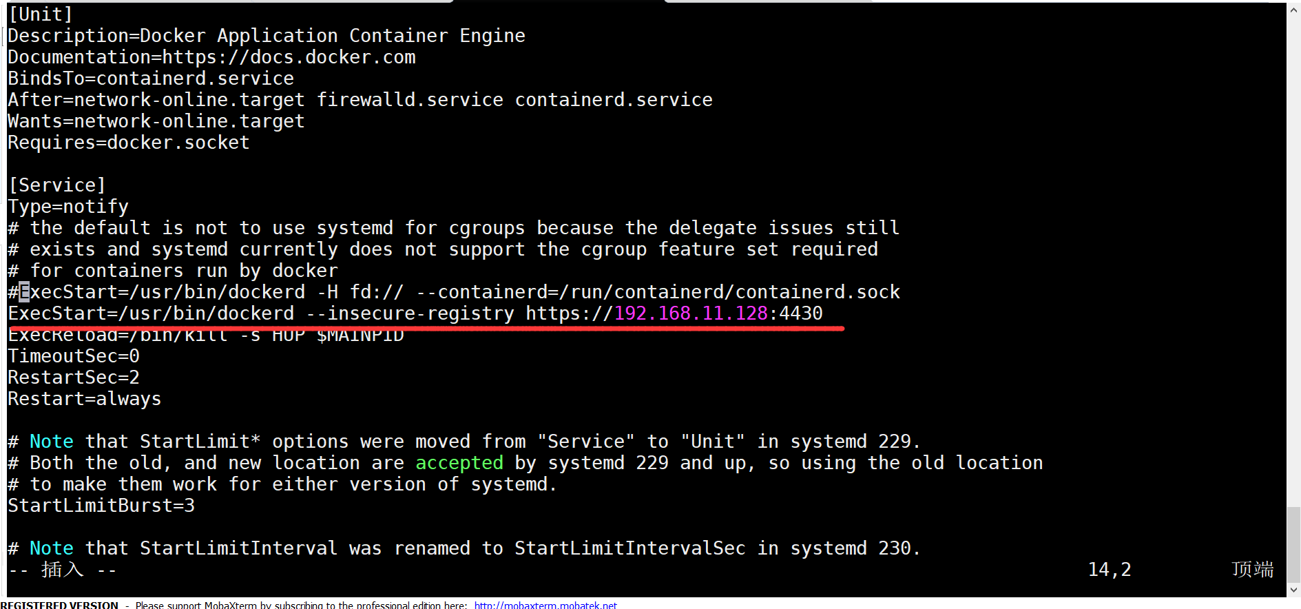 docker登录私仓失败cannot validate certificate for 192.168.76.131 because it doesn‘t contain any IP ...