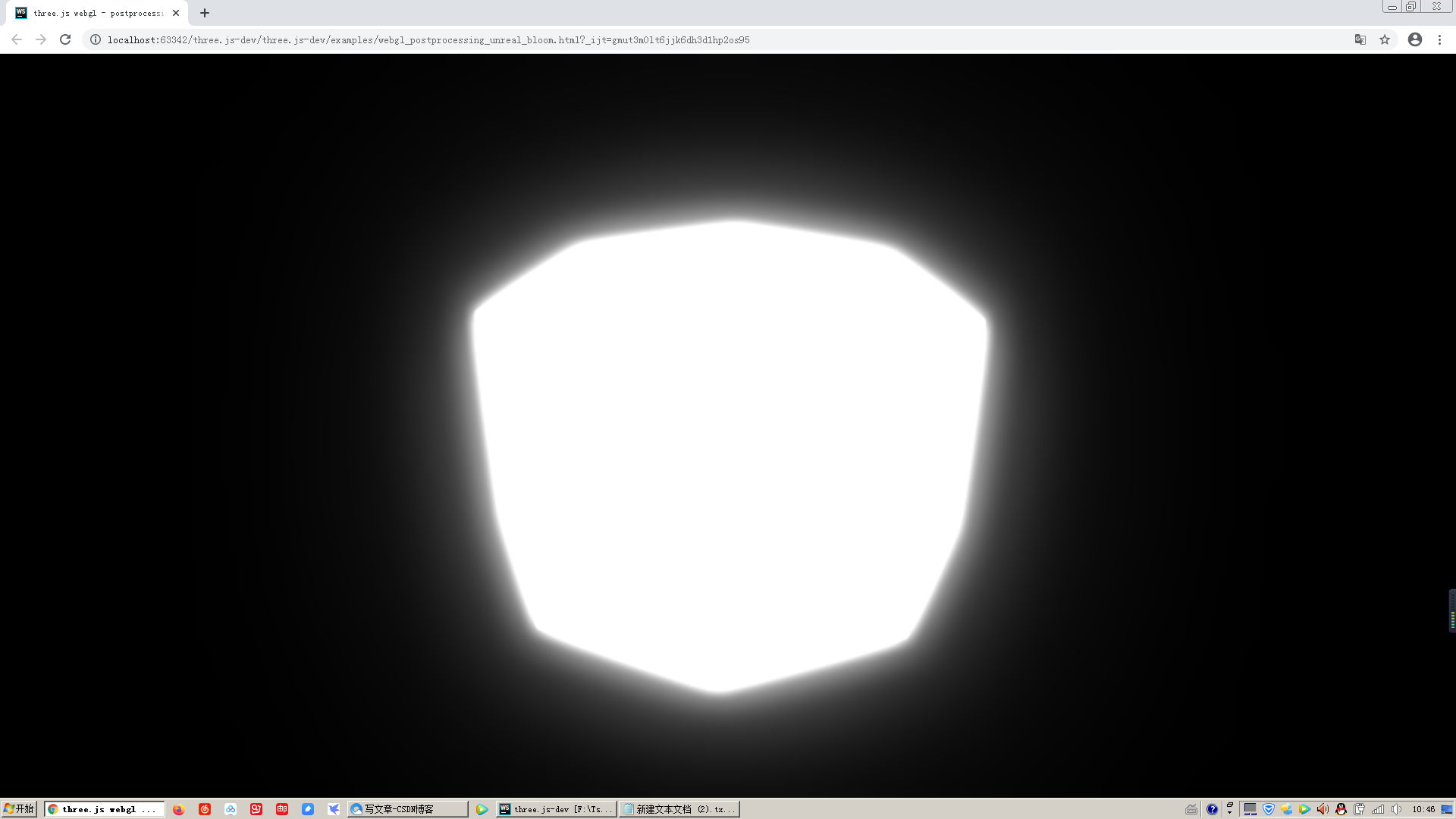 three.js 后期处理，物体高亮_three unrealbloompass-CSDN博客