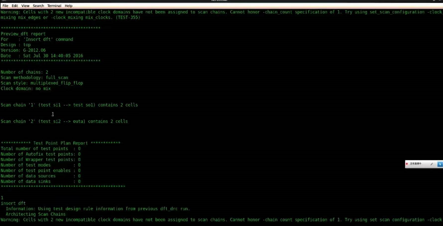 DFT实训教程笔记2（bibili版本）- Scan synthesis practice-CSDN博客