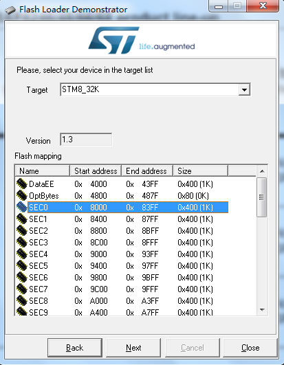 STM8 自带 BootLoader 串口烧录程序（STM8AF624x）_stm8烧录引脚-CSDN博客