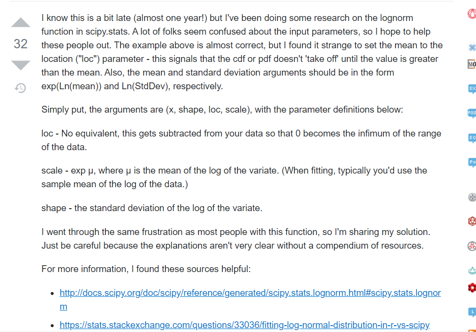 python fitting lognormal distribution - Programmer Sought