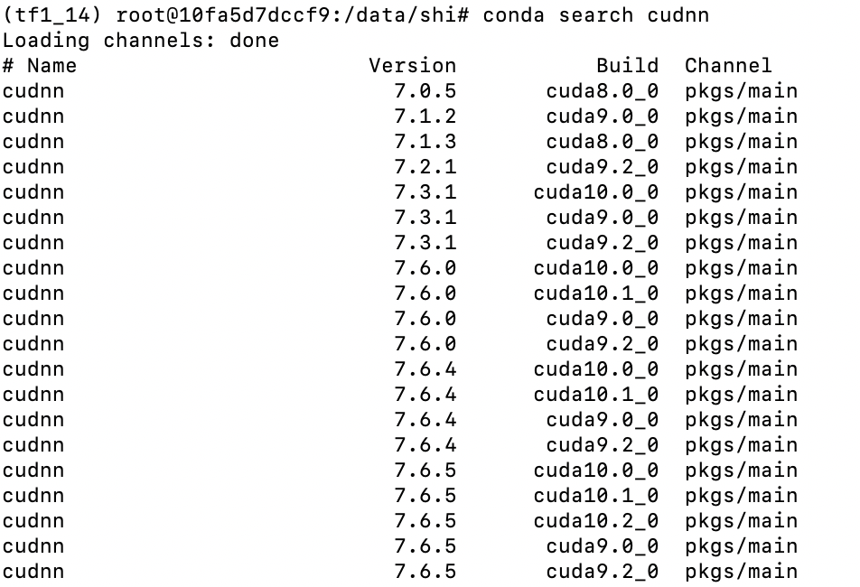 conda创建Python虚拟环境并安装tensorflow GPU环境_conda search cudnn==7.4-CSDN博客